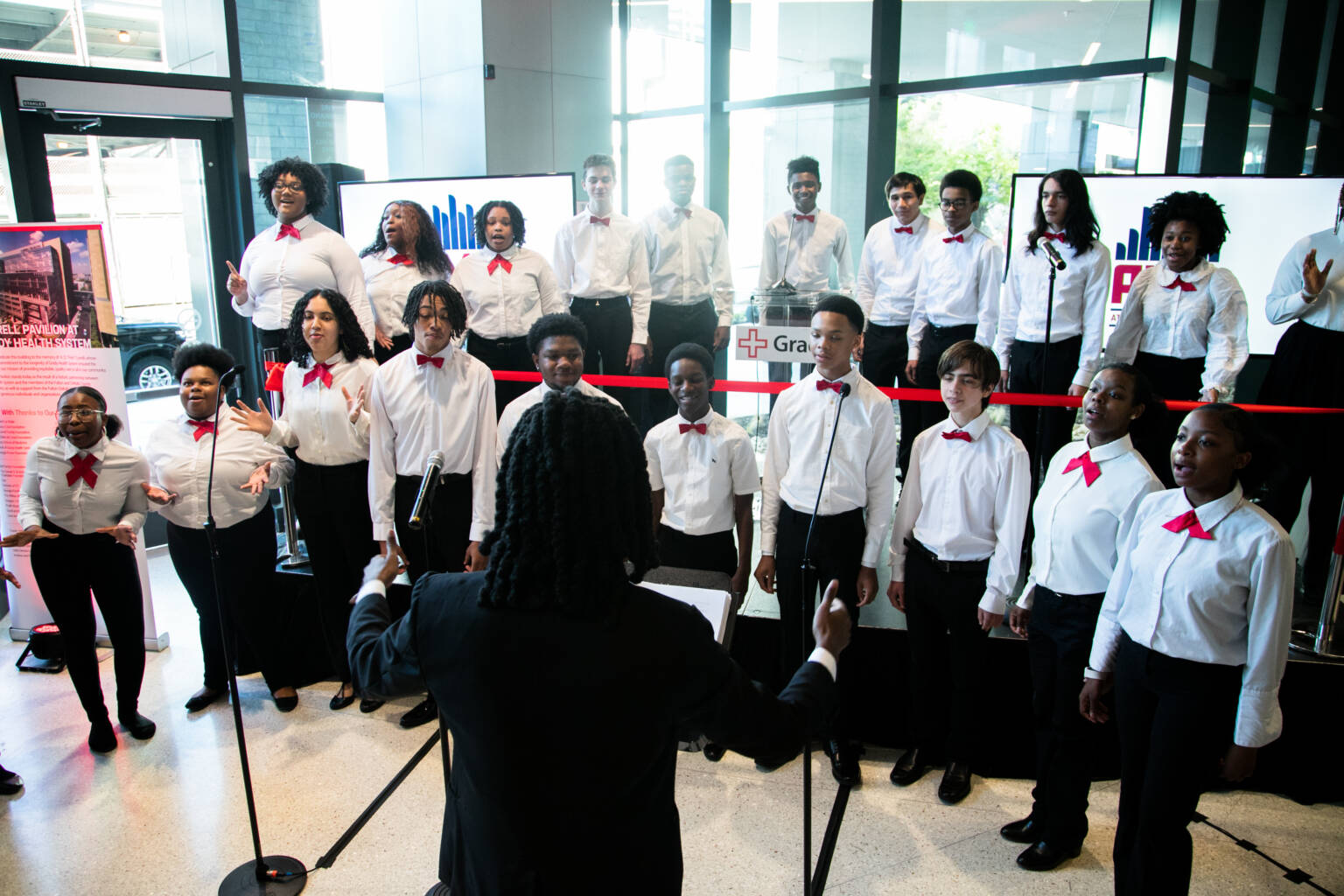AMP Senior Choir Performs at Opening of New Grady Hospital Pavilion ...