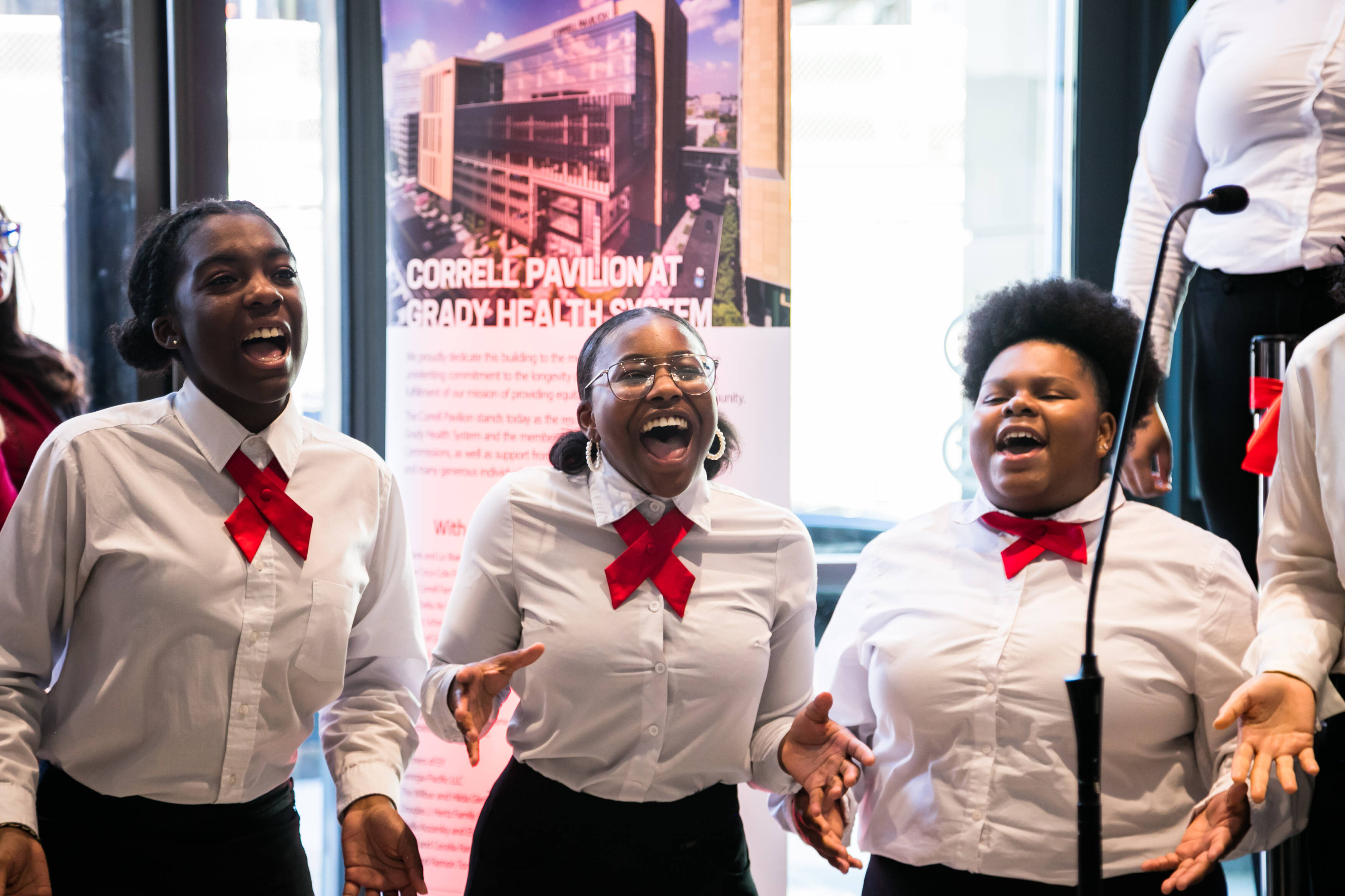 AMP Senior Choir Performs at Opening of New Grady Hospital Pavilion ...